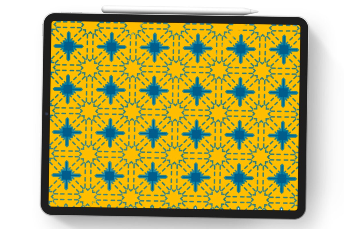 Procreate Palette,two Tone Color,duo Blue & Yellow,matching Color,duo ...