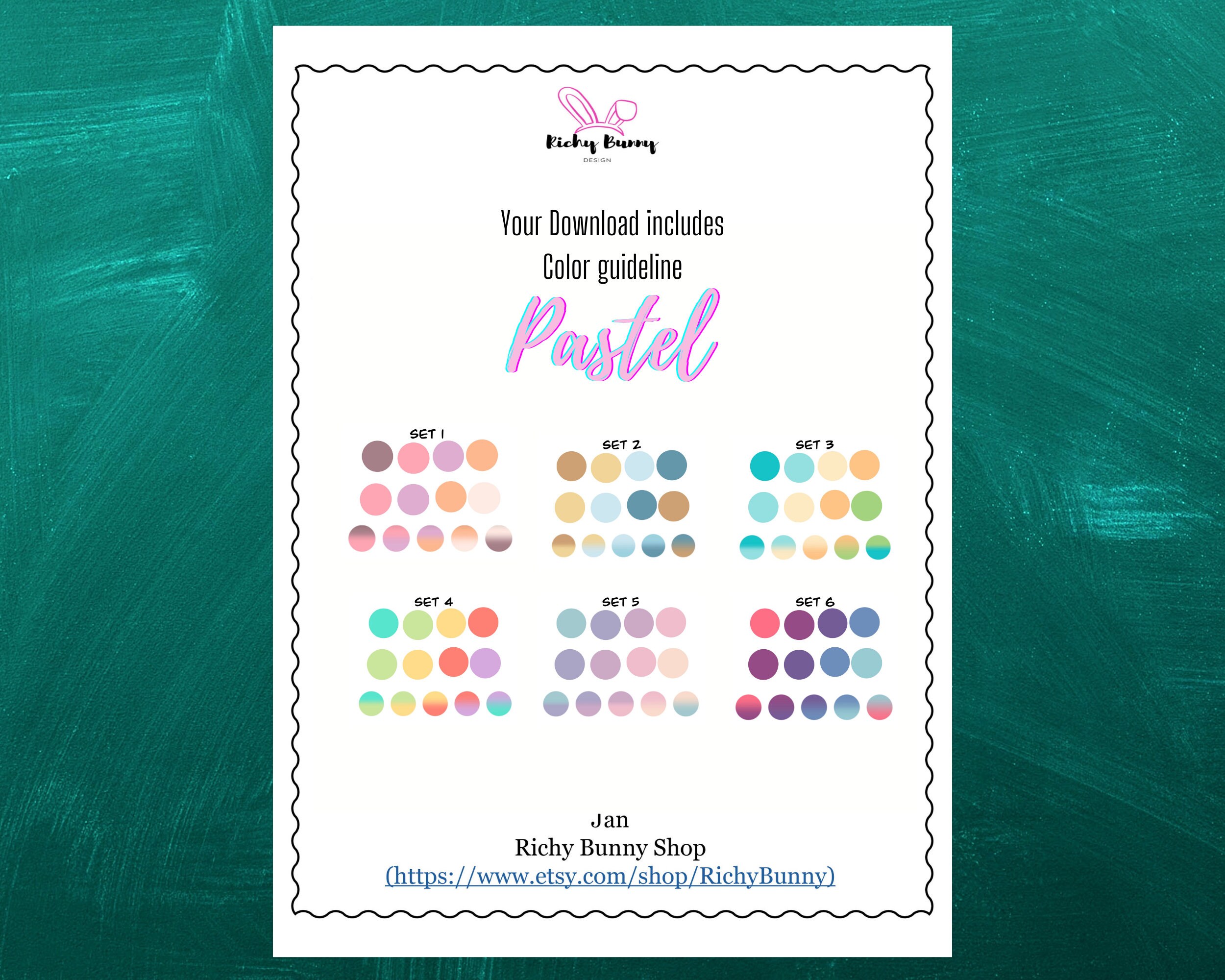 Procreate Palette,color Pastel Gradient,light Gradient 30 Colors - Etsy