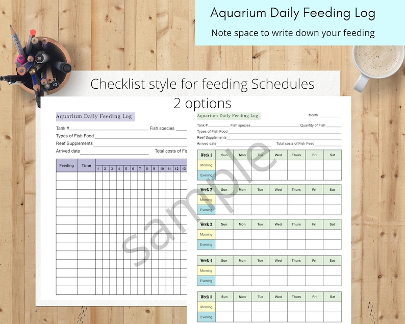 Aquarium Maintenance LogWeeklyMonthlyDaily FeedingAquarium Etsy aquarium-maintenance-logweeklymonthlydaily-feedingaquarium-etsy
