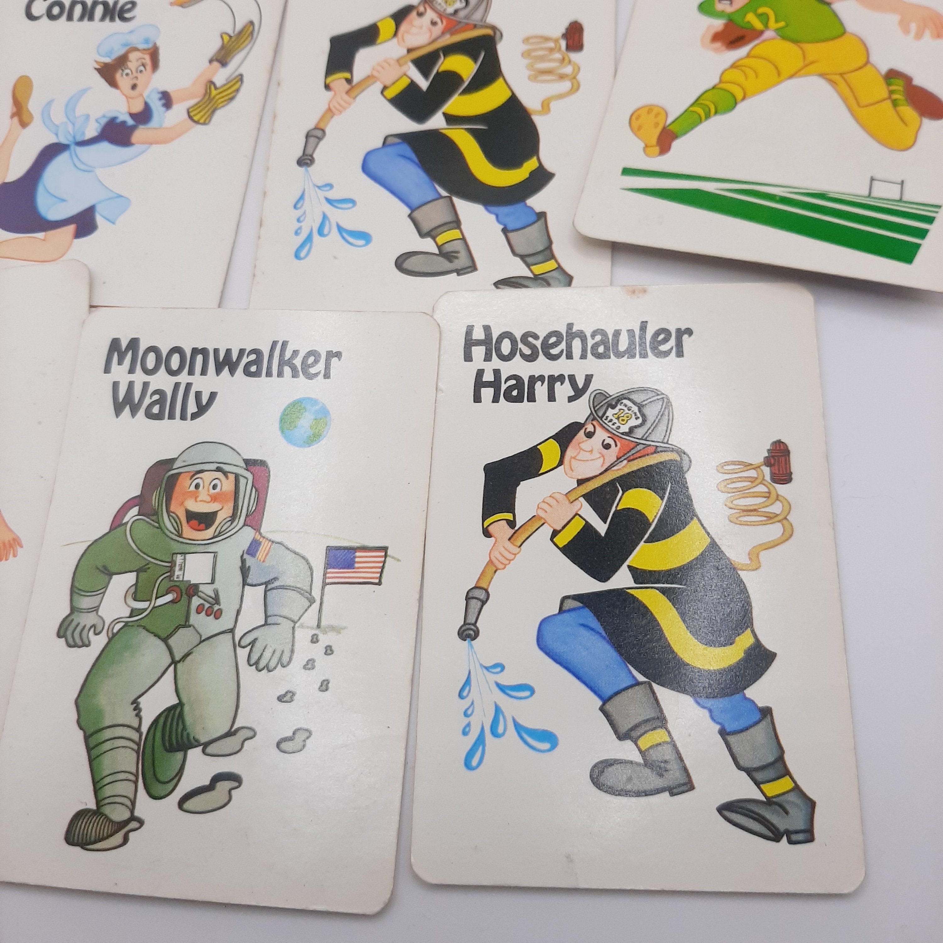 10x Vintage Kids 'snap' Cards... Paper Ephemera... Character Cards ...