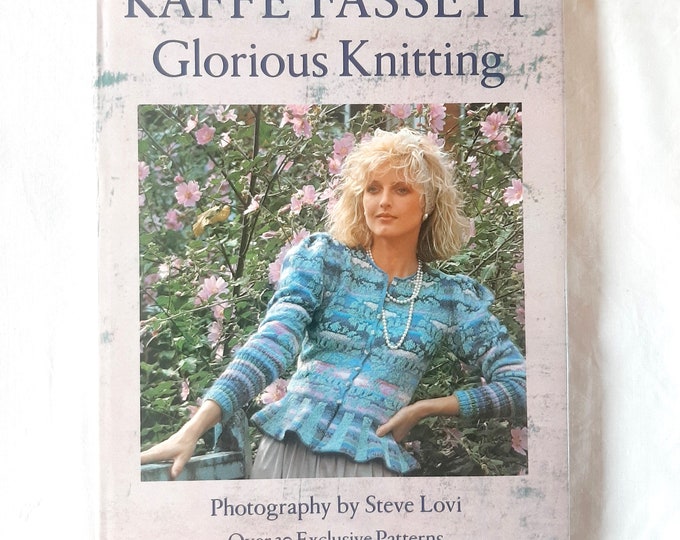 Kaffe Fassett 'glorious Knitting'... Hardback Book... 1985 Guild Pub ...