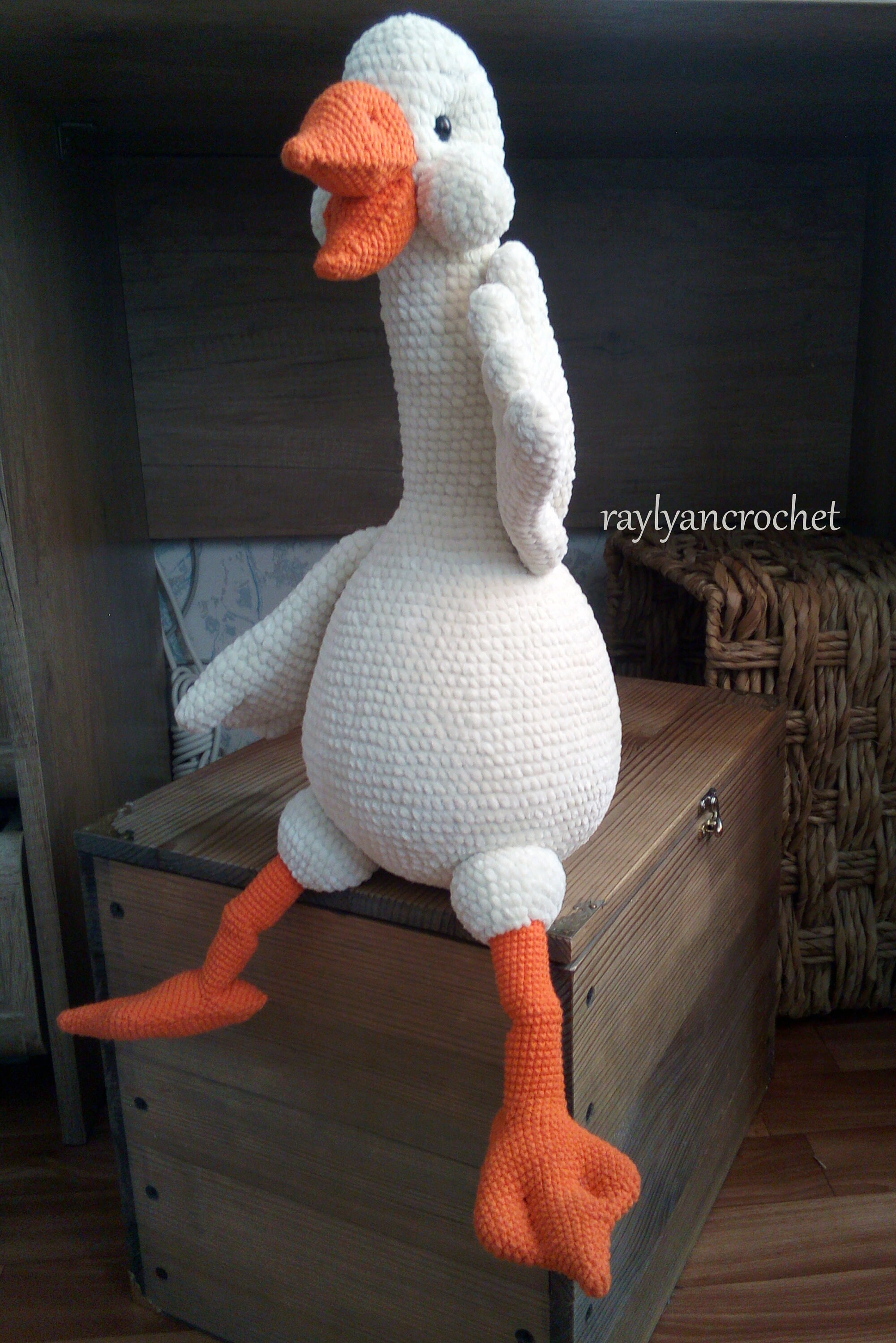 Crochet pattern goose. Goose amigurumi pdf. Amigurumi goose. | Etsy