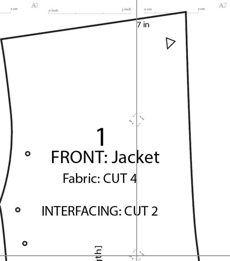 Blazer Jacket Sewing Pattern PDF Digital Download W/detailed ...