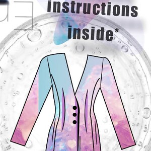 Blazer Jacket Sewing Pattern PDF Digital Download W/detailed ...