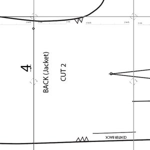 Blazer Jacket Sewing Pattern PDF Digital Download W/detailed ...