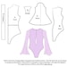 Bodysuit Sewing Pattern Instant Download PDF With Detailed ...