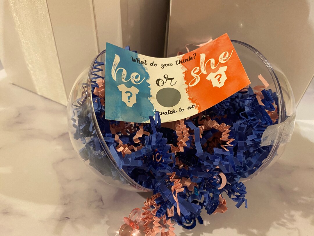 Gender Reveal Box - Etsy