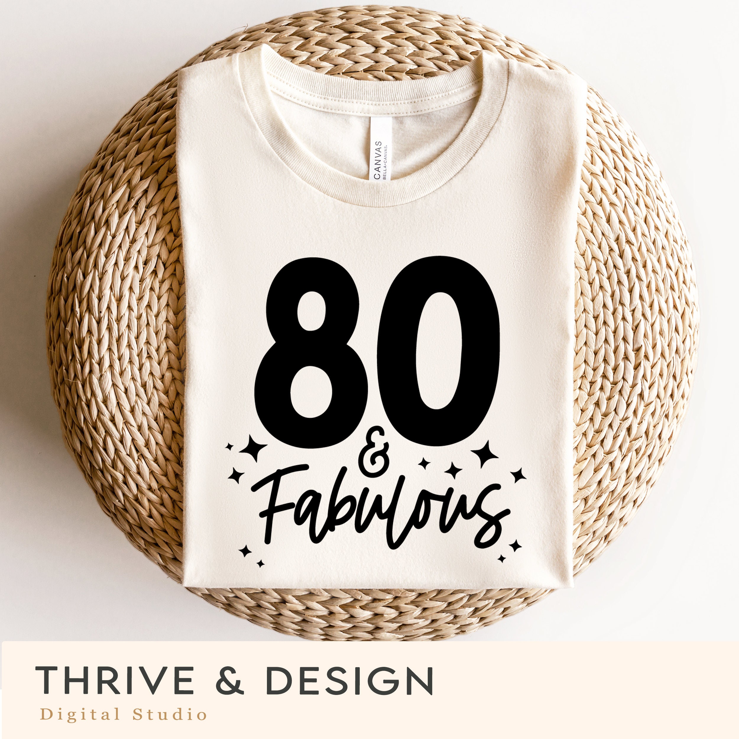 Eighty Birthday SVG 80th Birthday Svg File for Cricut 80 - Etsy Canada