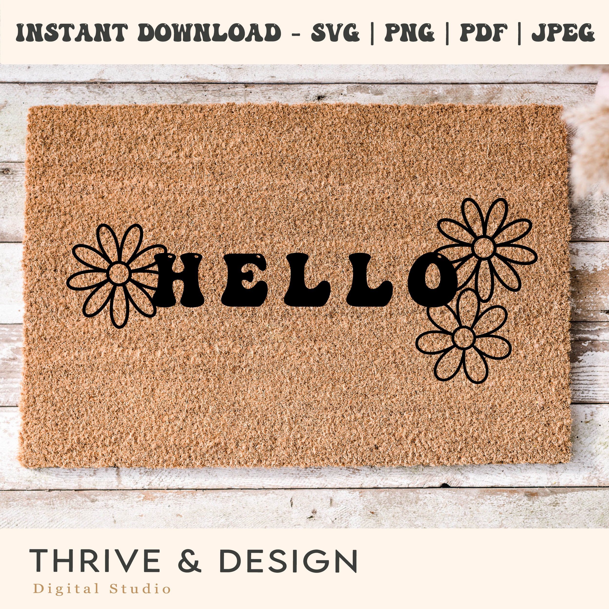 Daisy Outline SVG Bundle, Daisy Flower Svg Files for Cricut, Clipart ...