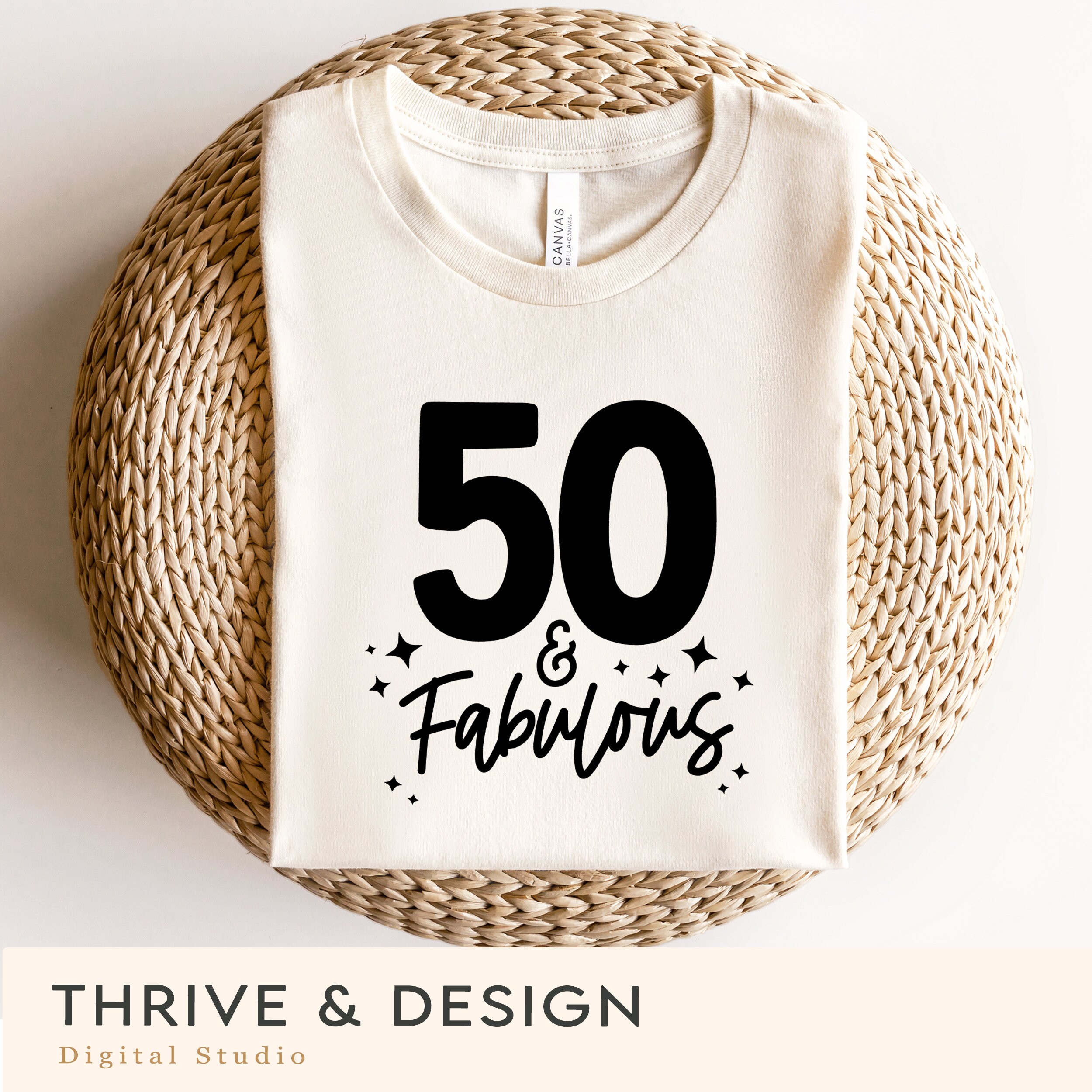 Fifty Birthday SVG 50th Birthday Svg File for Cricut - Etsy