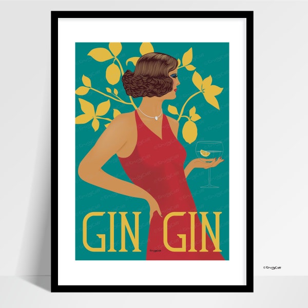 Gin Poster - Etsy