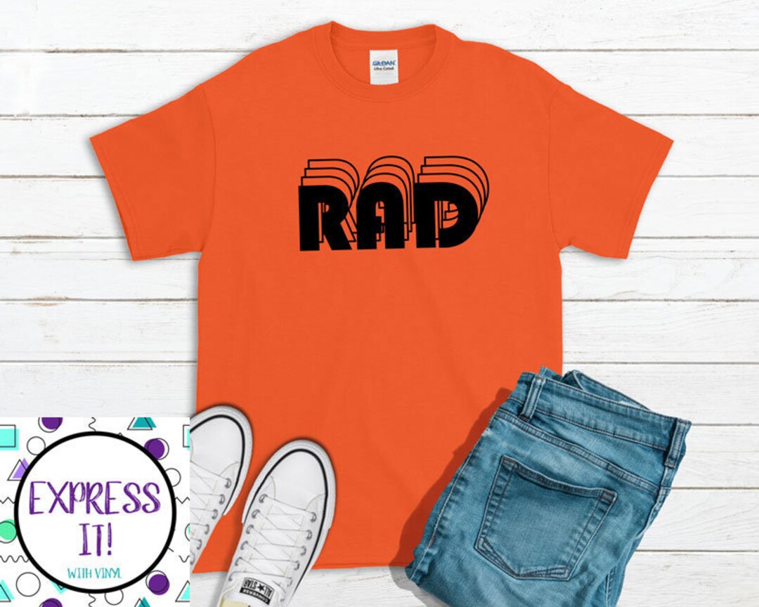 Rad 80's Icon T-shirt - Etsy