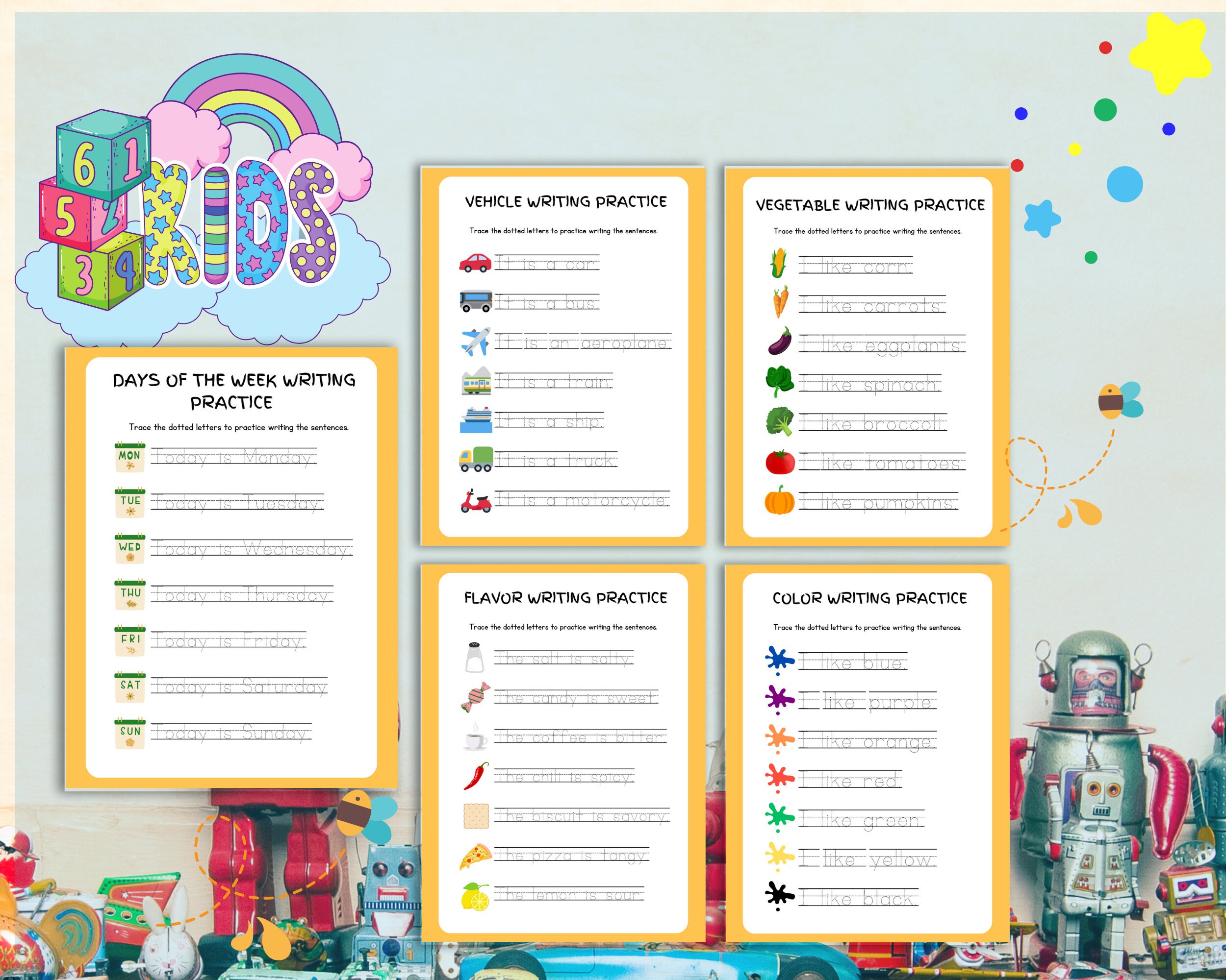 English Language ALC Grade 1 Writing Practice Book, Language Arts ...