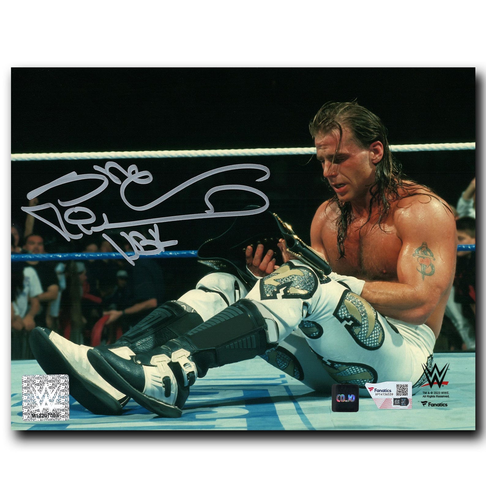 Shawn Michaels WWE Autographed Belt 8x10 Photo - Etsy