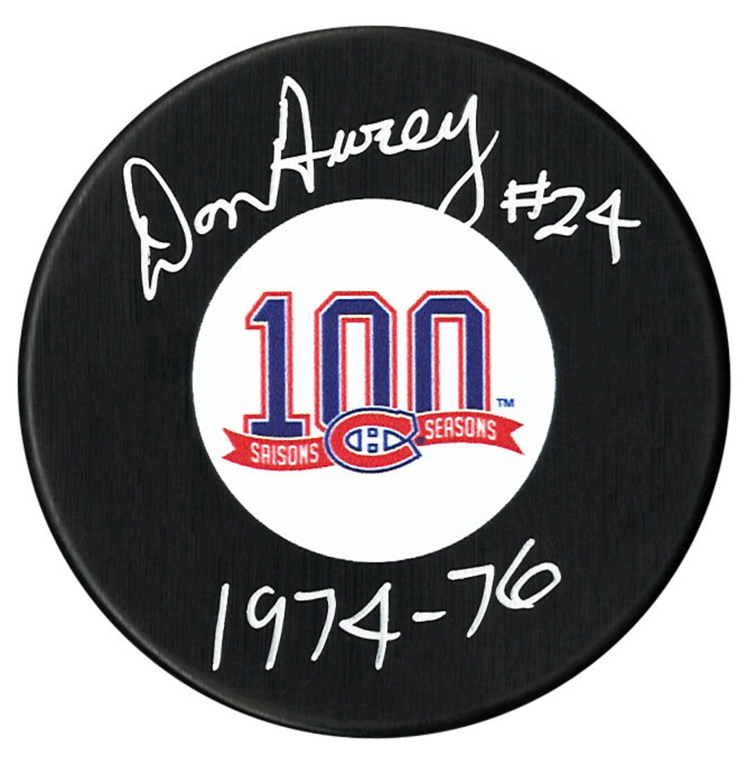 Don Awrey Autographed Montreal Canadiens Centennial Season Inscribed ...