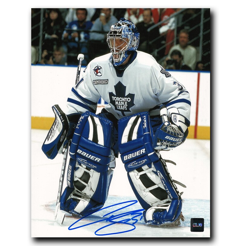 Curtis Joseph Toronto Maple Leafs Autographed Crease 8x10 Photo - Etsy
