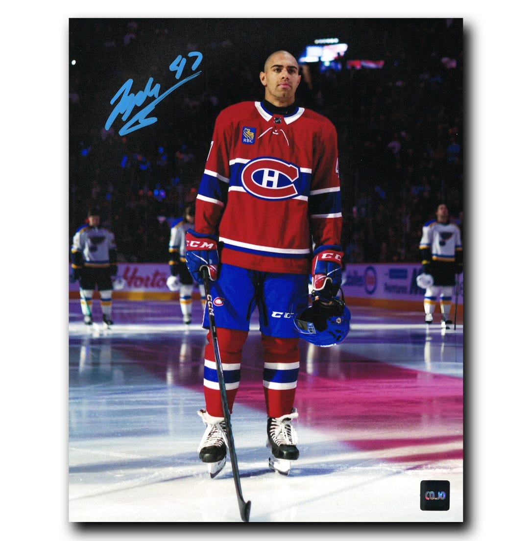 Jayden Struble Montreal Canadiens Autographed Anthem 8x10 Photo - Etsy