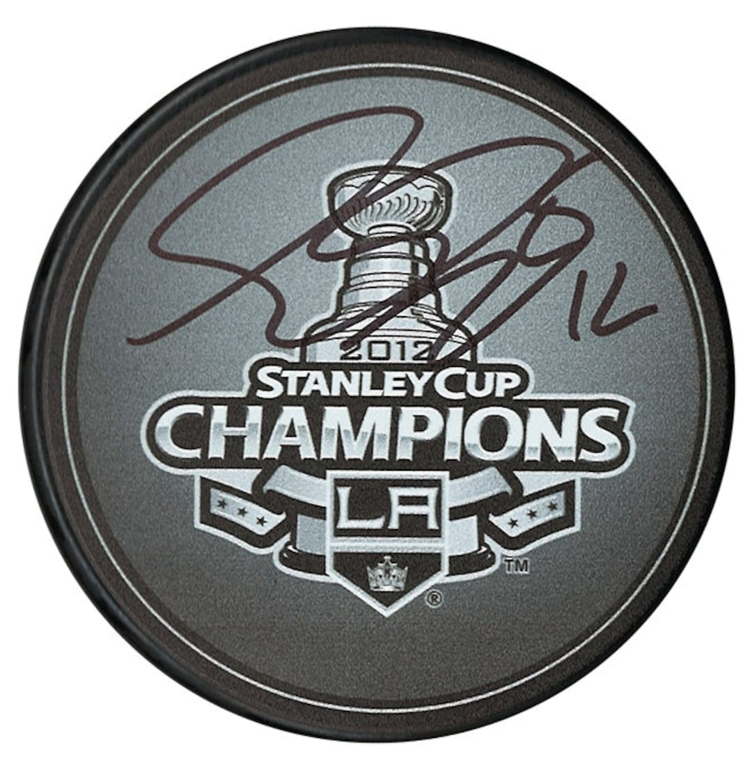 Simon Gagne Autographed Los Angeles Kings 2012 Stanley Cup Champions ...