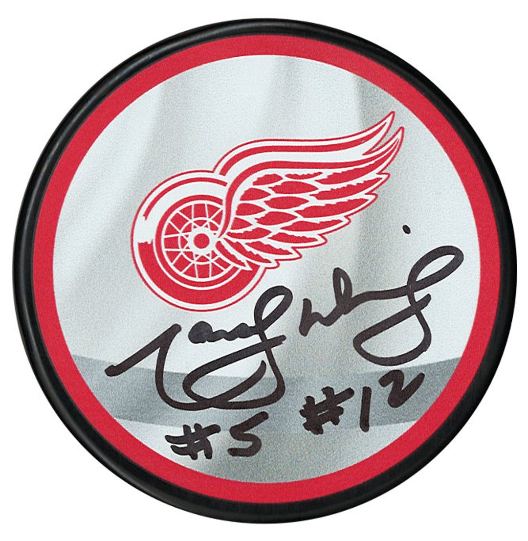Marcel Dionne Autographed Detroit Red Wings Reverse Retro Puck - Etsy