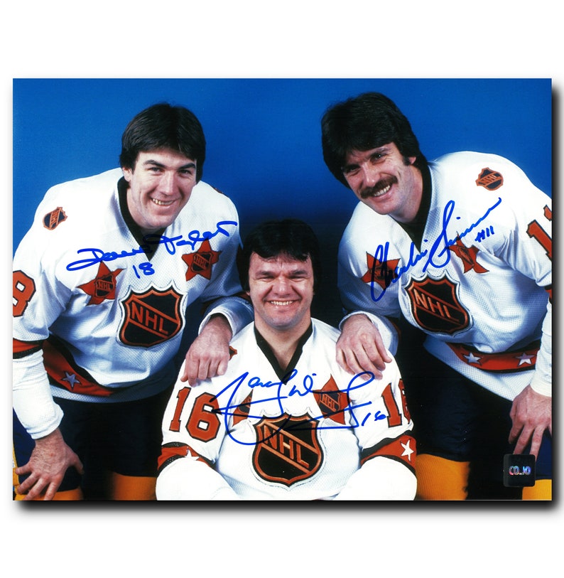Triple Crown Line All Star Game Autographed 8x10 Photo - Etsy