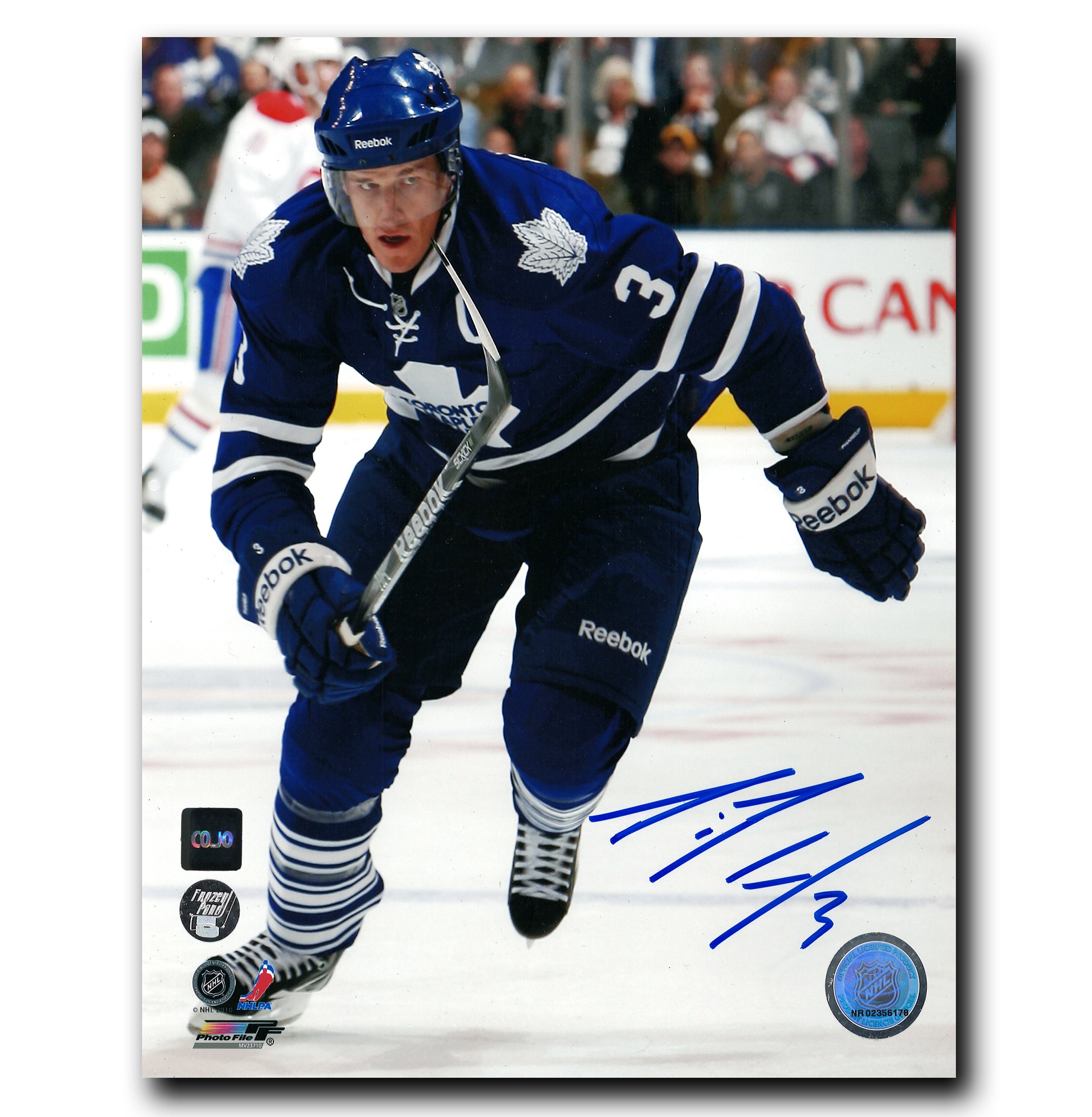 Dion Phaneuf Toronto Maple Leafs Autographed Skating 8x10 Photo - Etsy