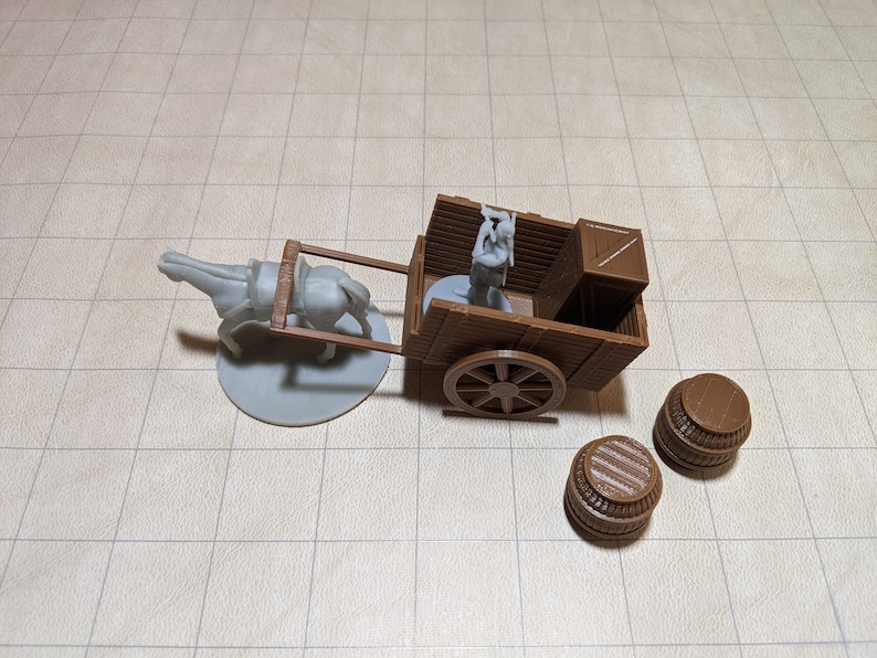 Simple Open Horse Cart Dungeons and Dragons | Etsy