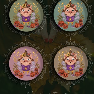 Firefly Magic Pig Cross Stitch Pattern, Horror Color Chart, Creepy ...