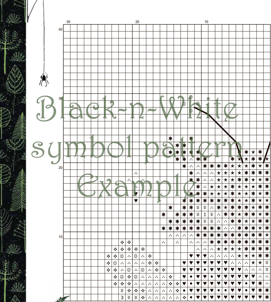 Acorn Cross Stitch Pattern Forest Wood Mini Cross Stitch | Etsy