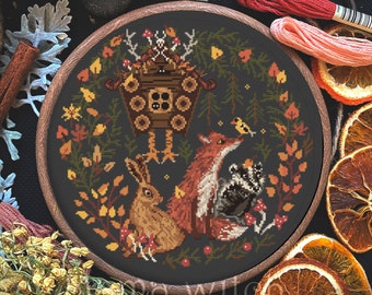 Fox Cross Stitch | Etsy