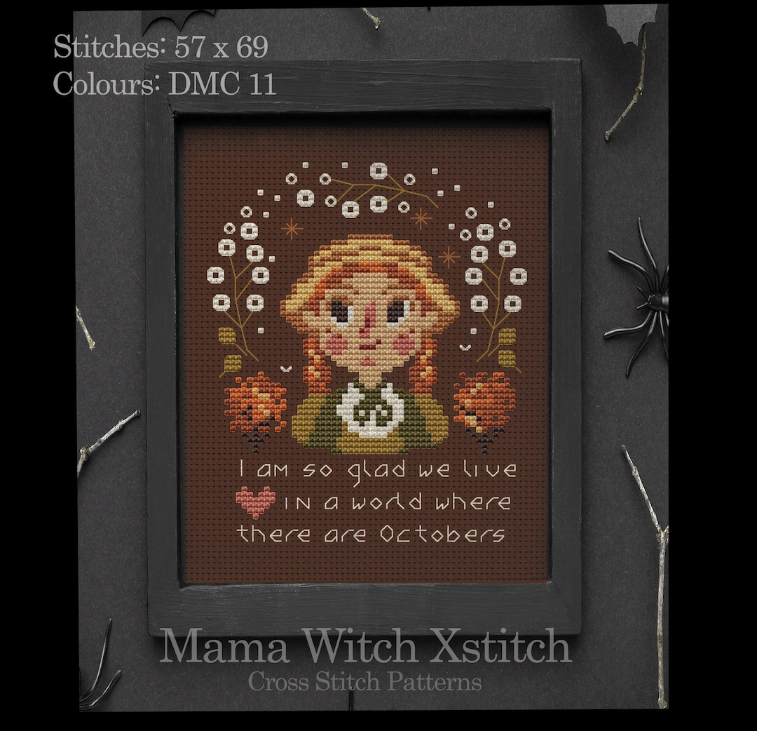 Anne of Green Gables Cross Stitch Pattern: Goblincore Cottagecore (PDF ...