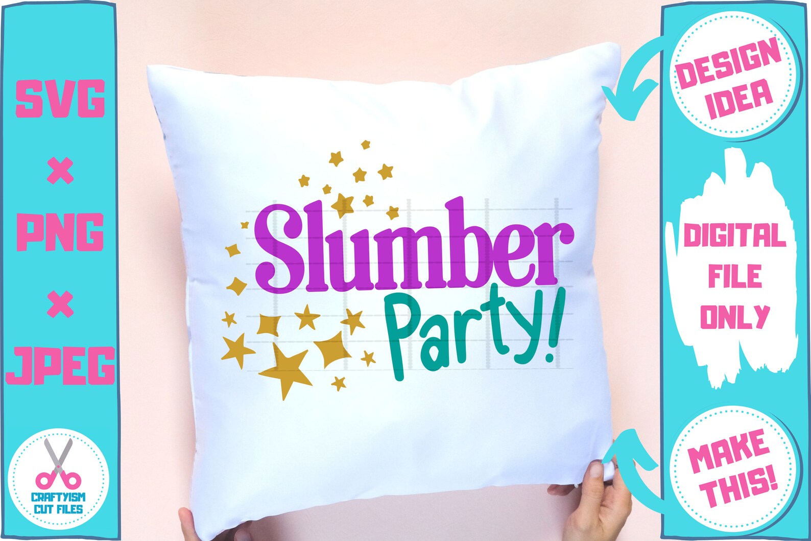 Slumber Party SVG Sleepover SVG Girls Birthday Party SVG - Etsy Hong Kong
