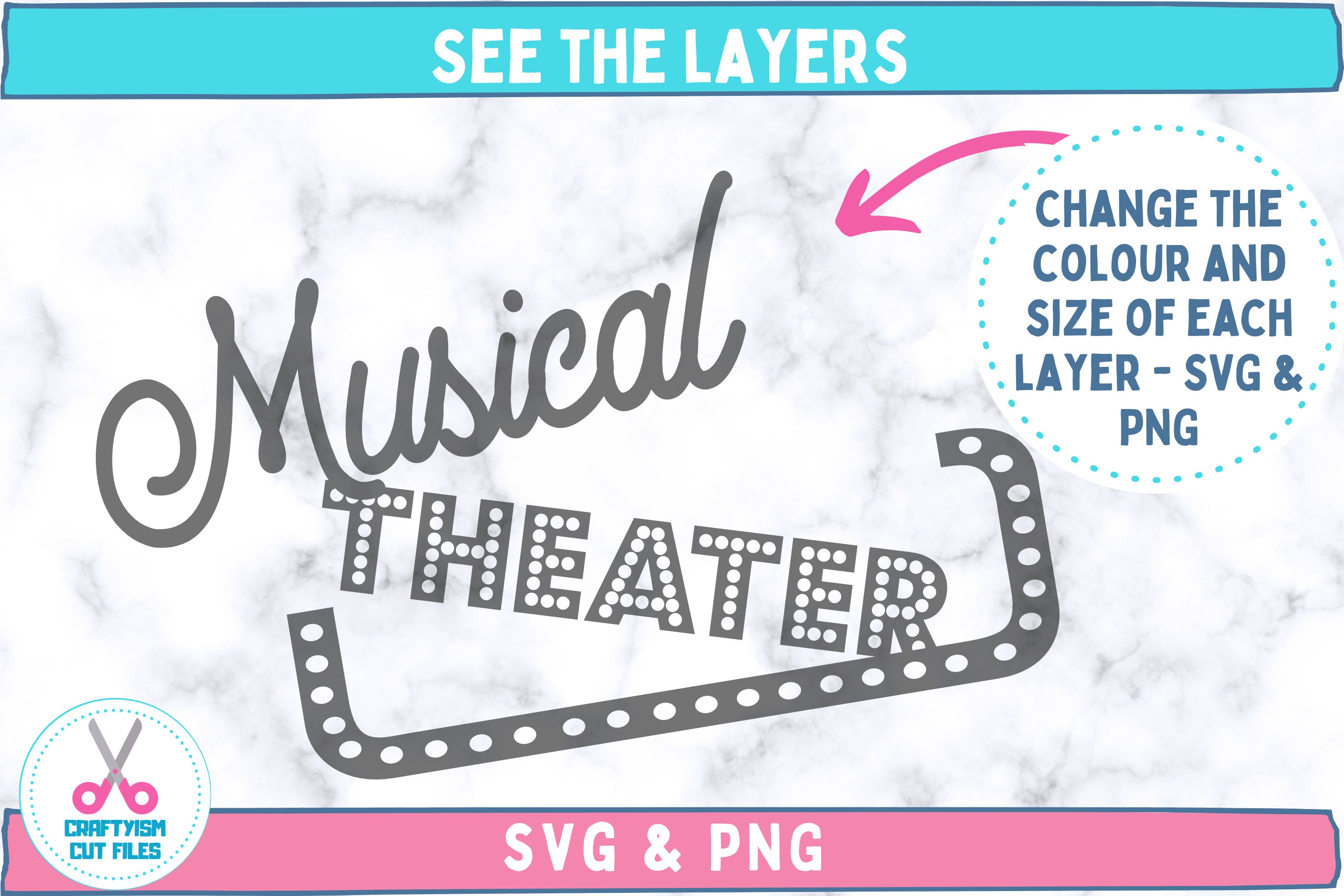 Musical Theater SVG, Drama Club SVG, Theater Night SVG, Vintage Retro ...