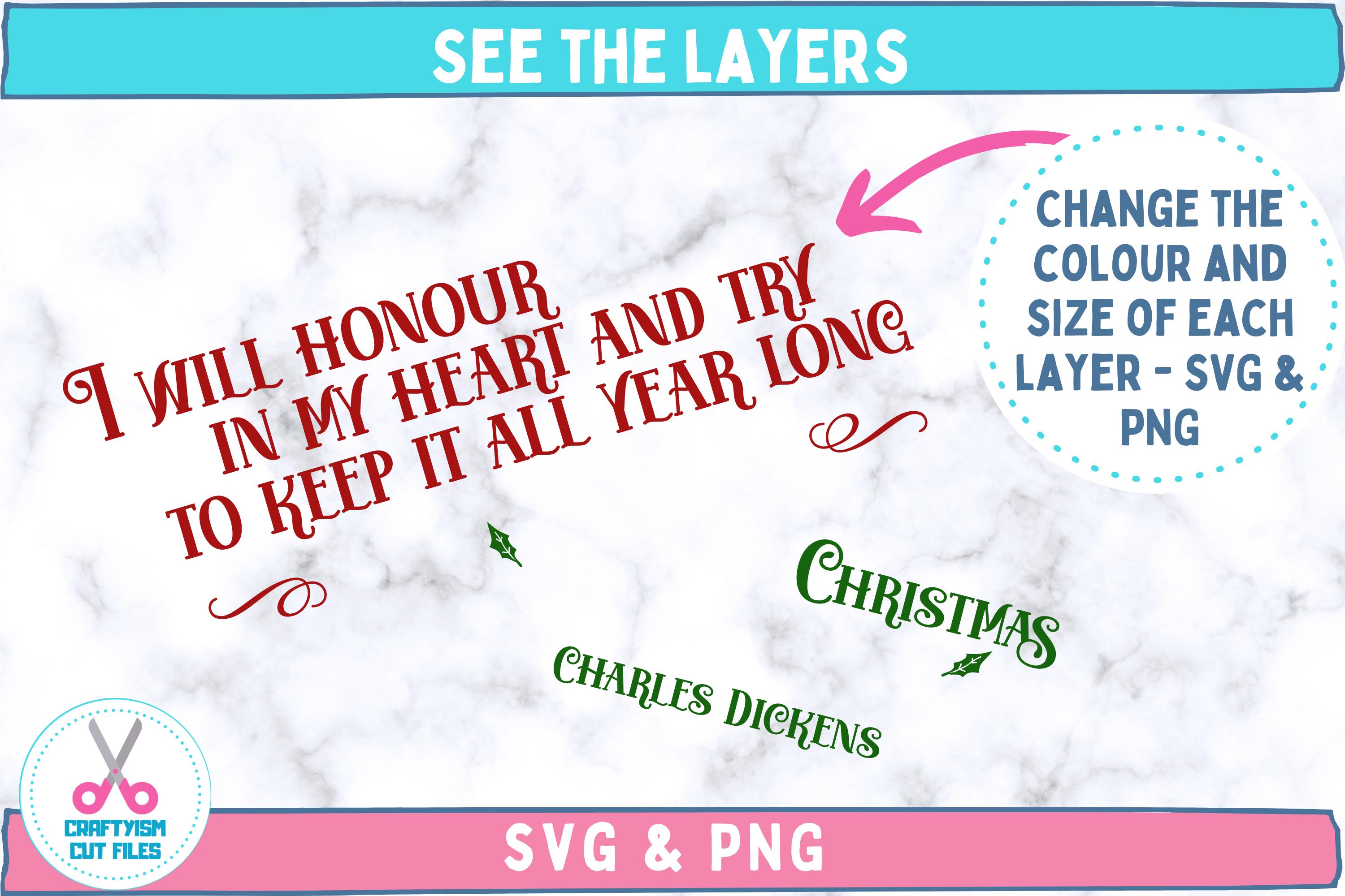 Christmas Carol SVG, Christmas Quote SVG, Book Quote SVG, Traditional ...
