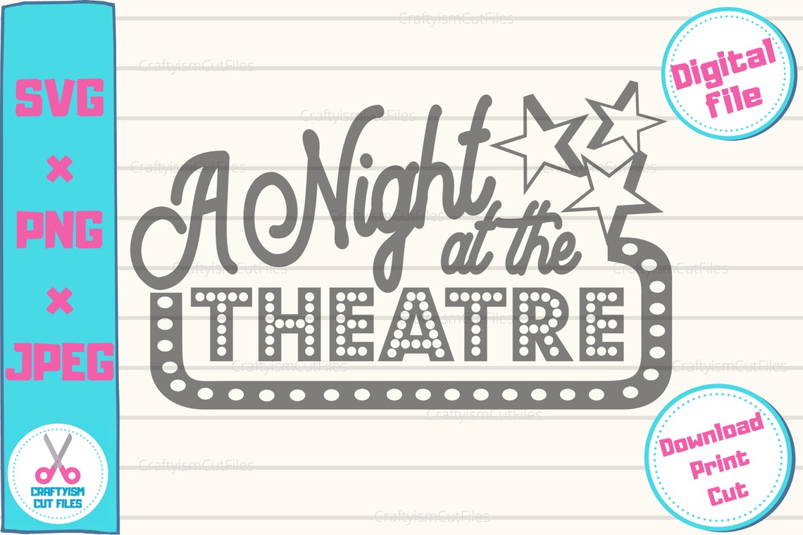 Theatre Bundle SVG, Musicals SVG, Theatre Night SVG, Stage Mom Svg ...