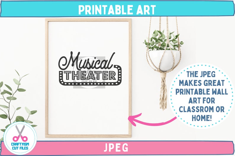 Musical Theater SVG, Drama Club SVG, Theater Night SVG, Vintage Retro ...