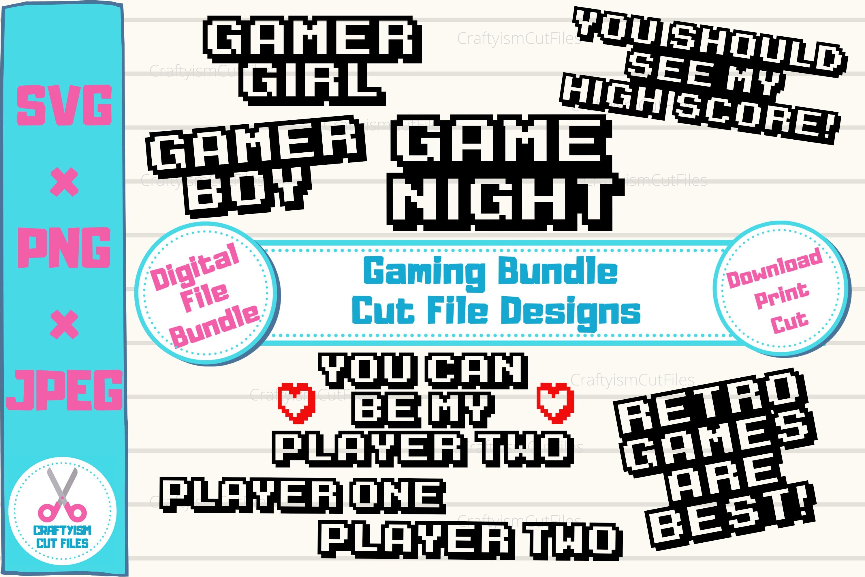 Gaming SVG Bundle Gamer Quotes SVG Game Night SVG Teenage - Etsy