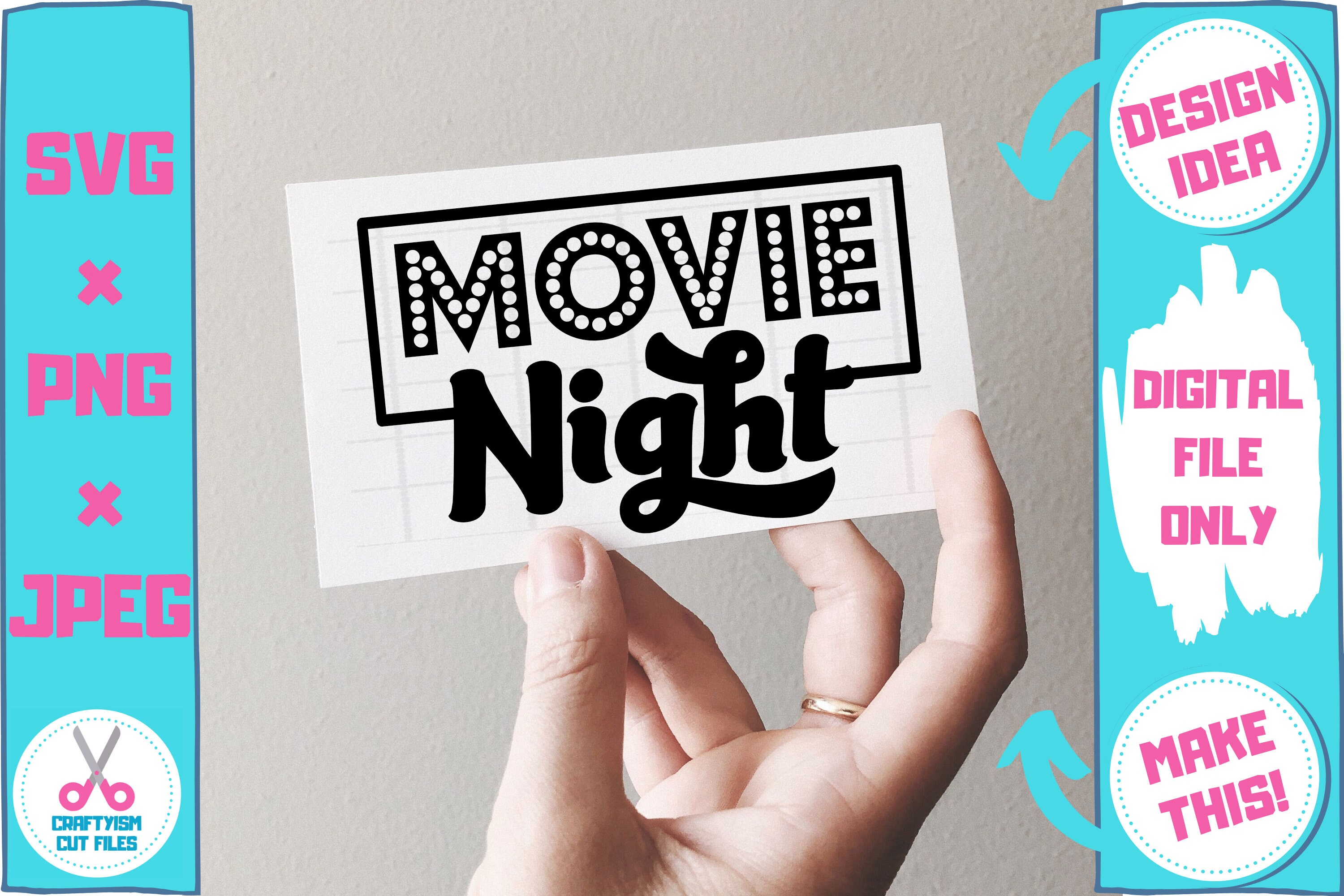 Movie Night SVG Vintage Cinema SVG at Home Movie Night - Etsy Australia
