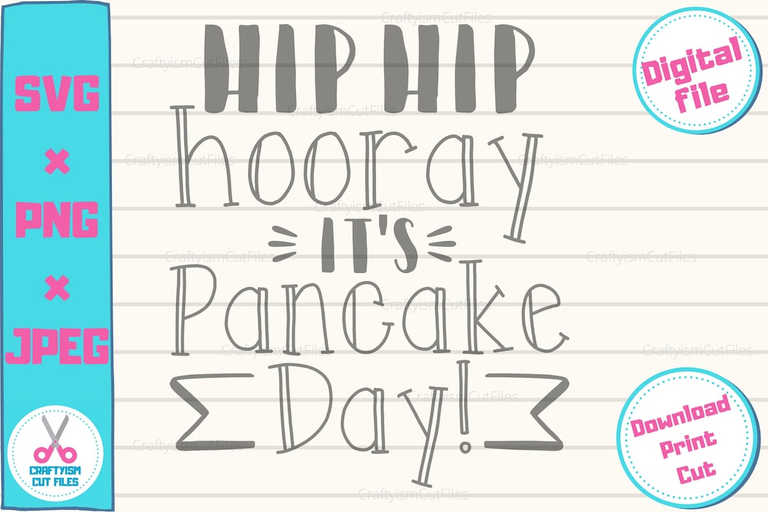 Pancake Day SVG, Shrove Tuesday SVG, Easter SVG, Lent Mardi Gras Décor ...