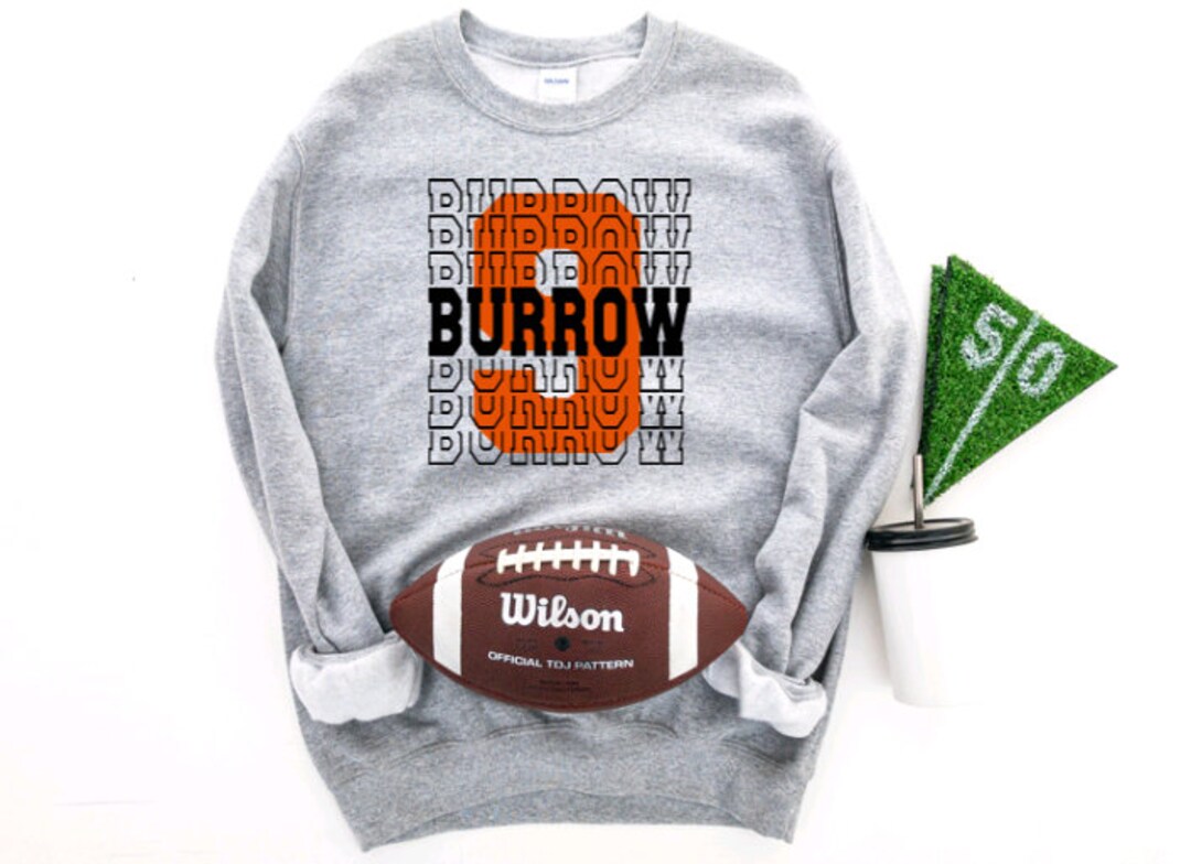 Cincinnati Bengals Joe Burrow Sweatshirt Etsy