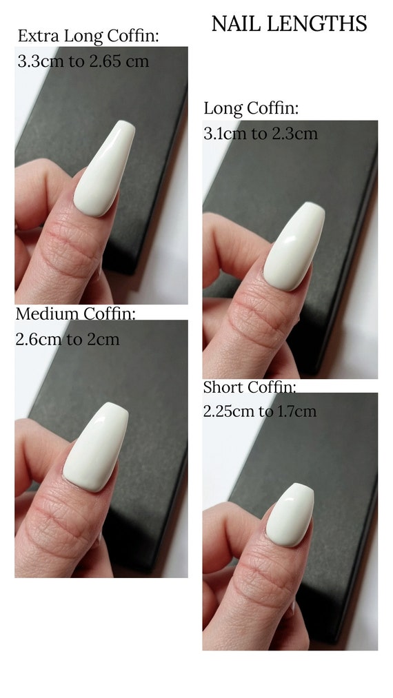 Press on Nails Sample SIZING KITS Etsy
