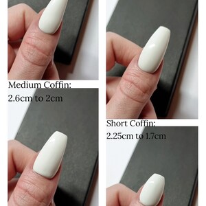 White and Gold Marble Press on Nails | Fake Nails | False Nails | Hand ...