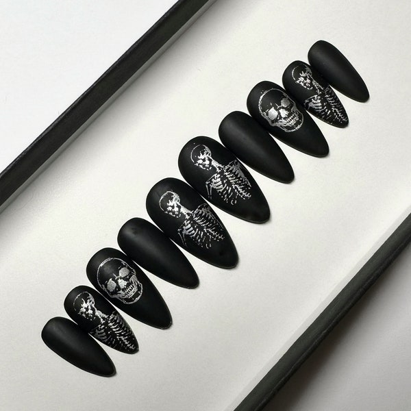 Matte Fake Nails - Etsy
