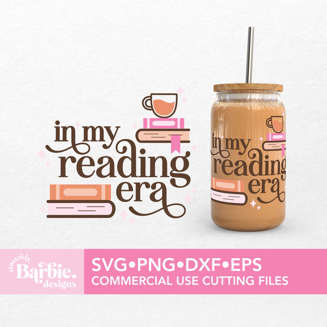 Book Svg Png Files | in My Reading Era Svg | Reading Svg Digital ...