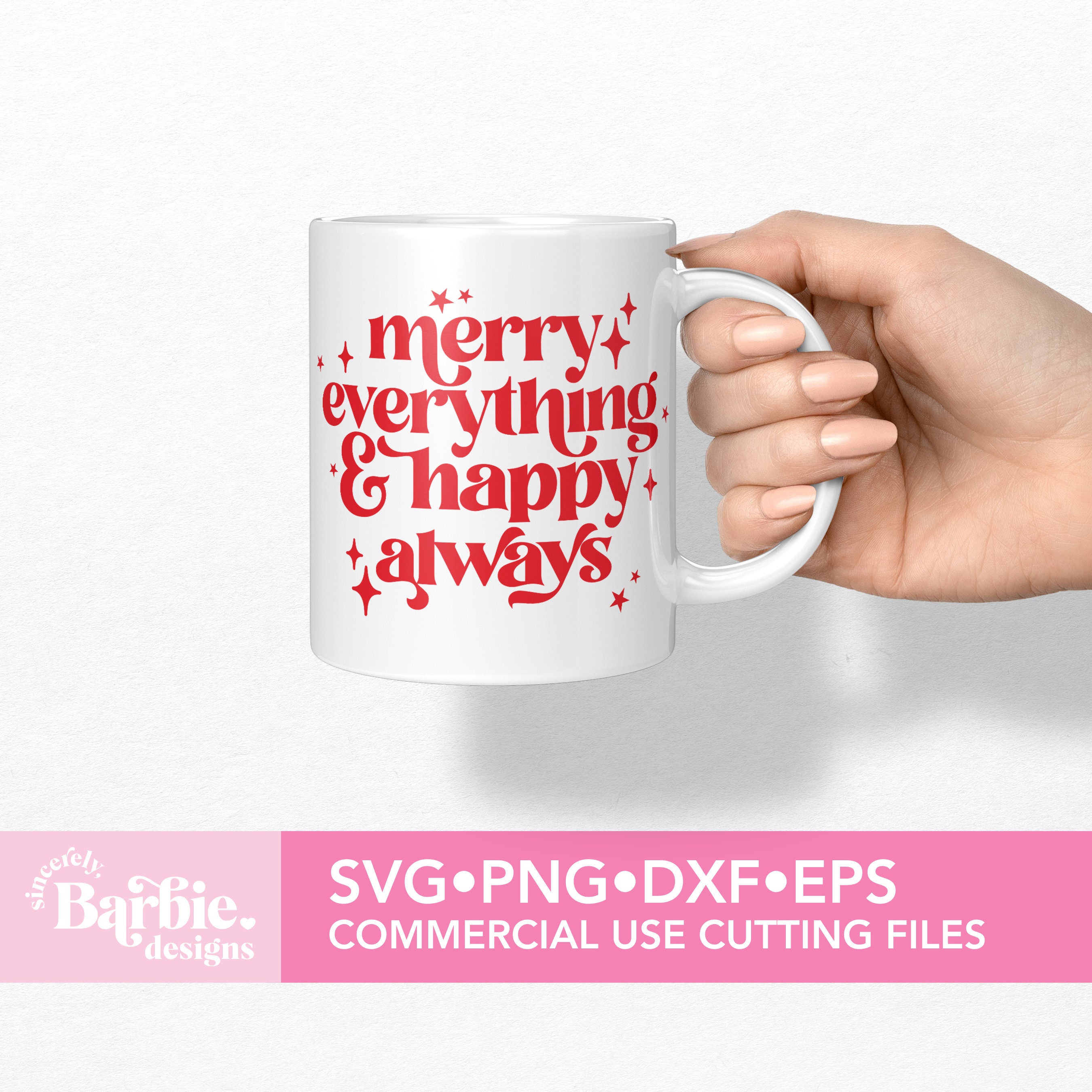 Merry Everything SVG: Christmas Sublimation Print (digital Download) - Etsy