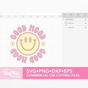 Good Mood SVG File | Positive Affirmations Quotes Digital Download ...