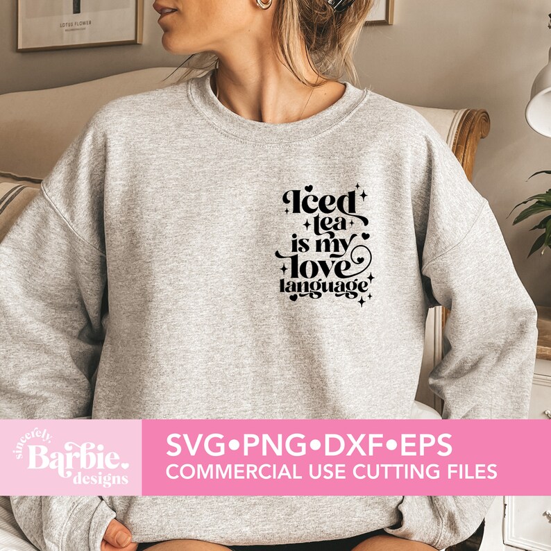 Iced Tea Svg Png Files Iced Tea is My Love Language Digital - Etsy