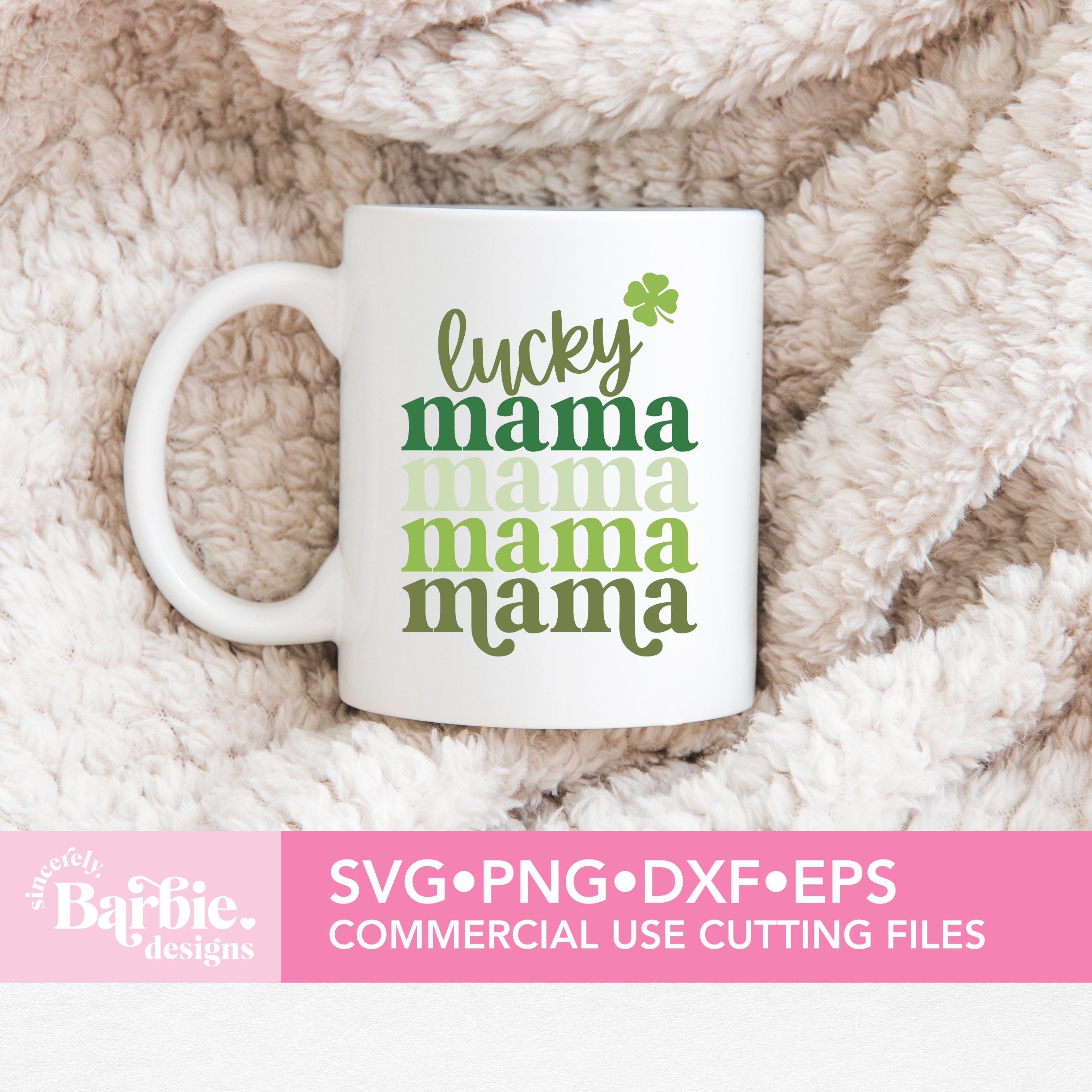 Lucky Mama Svg File Retro Style Lucky Mama Cut File Digital Etsy