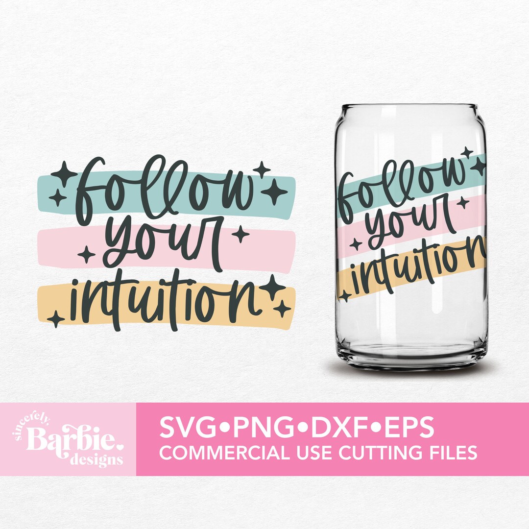 Follow Your Intuition SVG File: Cricut & Silhouette DIY (digital ...