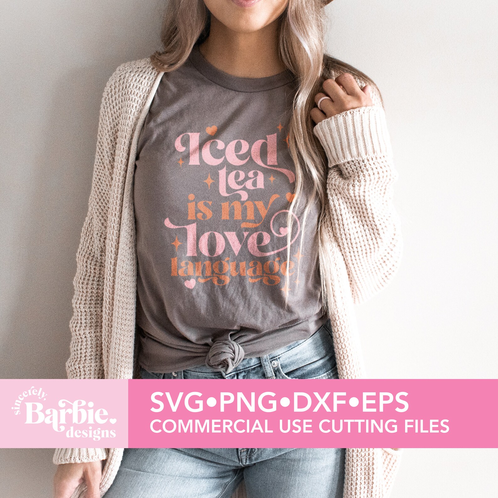 Iced Tea Svg Png Files Iced Tea is My Love Language Digital - Etsy