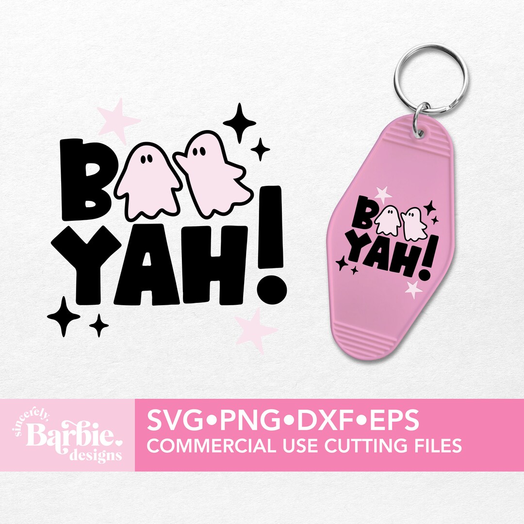 Boo Yah! Svg | Spooky Vibes Svg Png Files | Cute Halloween Svg Png ...